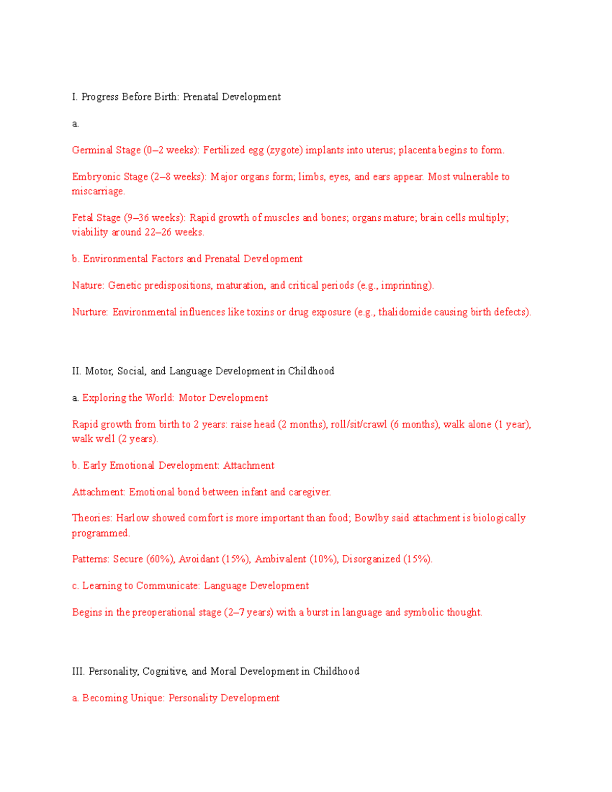 Development Across the Lifespan: Growth & Change in Psychology (PSY 101 ...