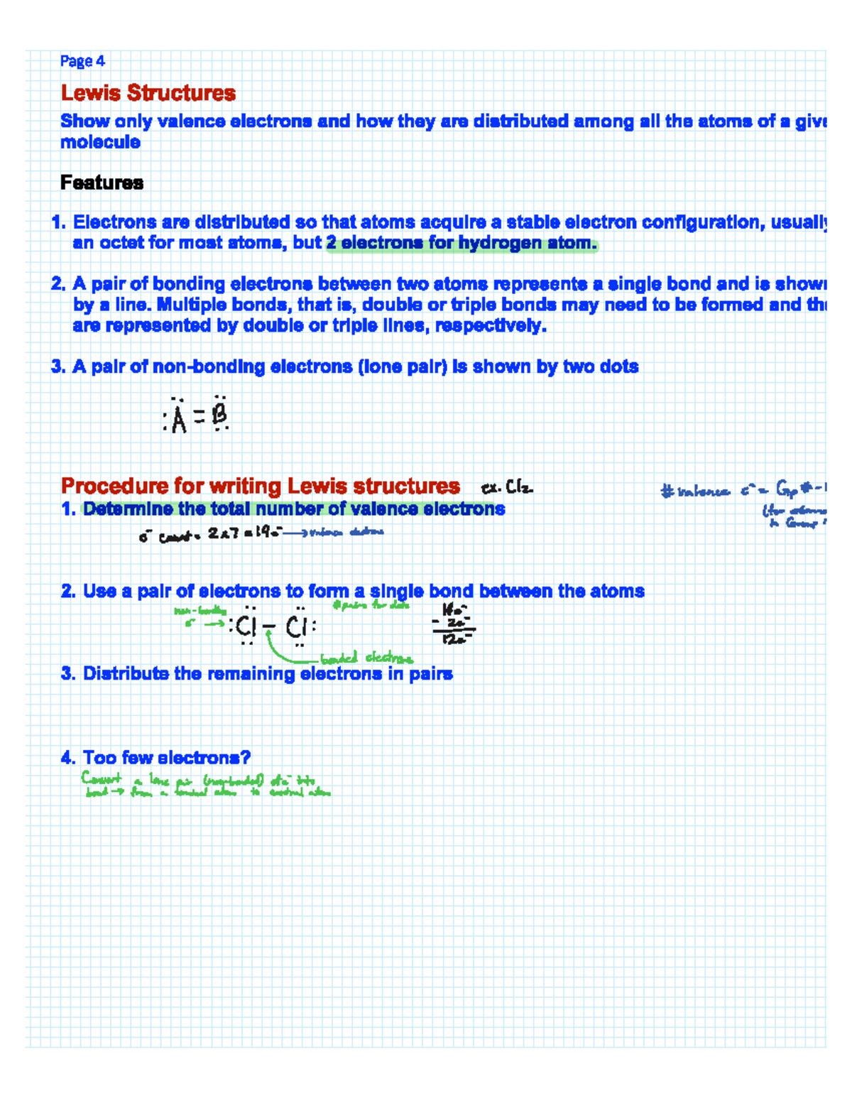 Chem Notes: Lewis Structures, Formal Charge, and Resonance Concepts ...