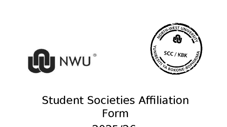 Student Societies Affiliation Form: Anglican Society (SCC) - Studocu