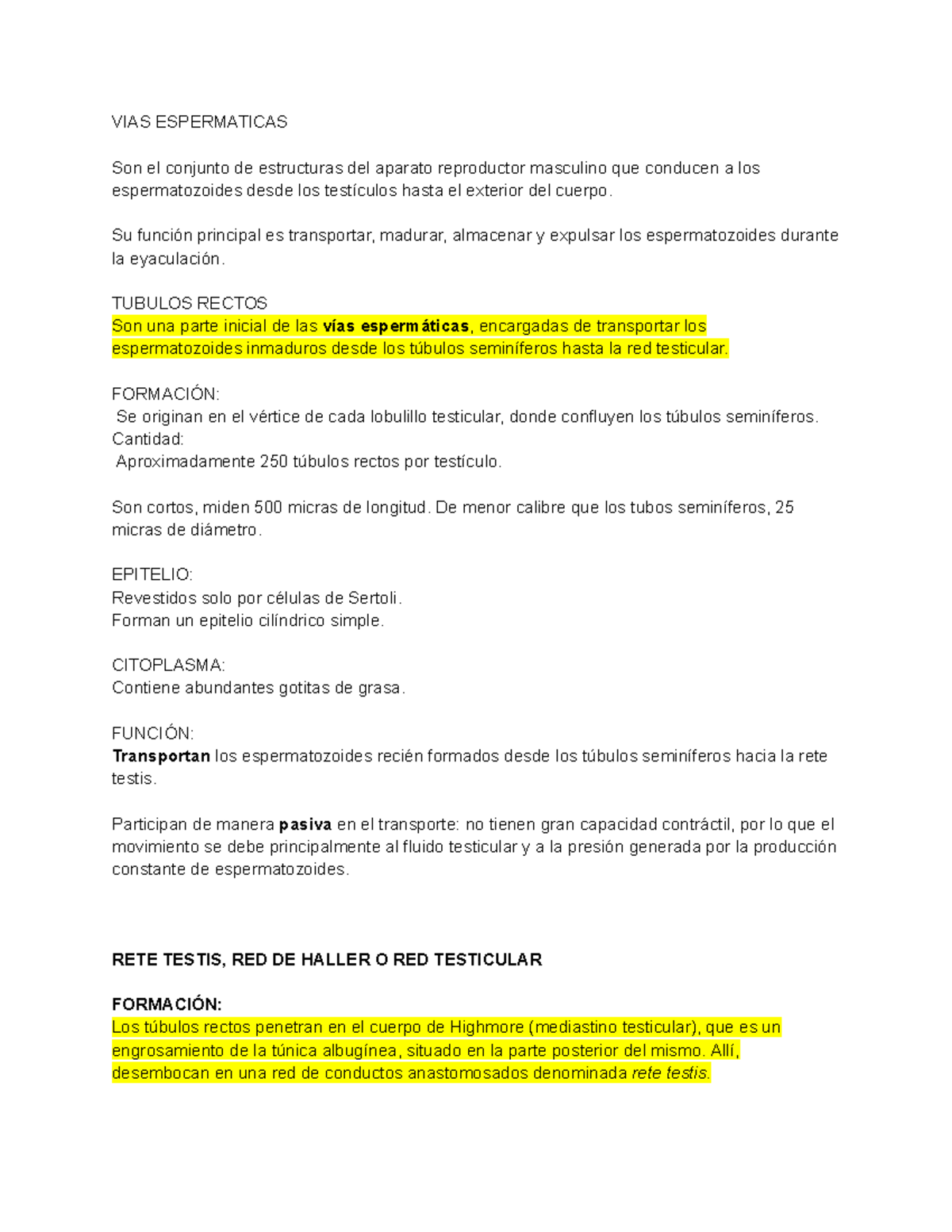 VIAS ESPERMATICAS: Estructuras y Funciones del Aparato Reproductor ...