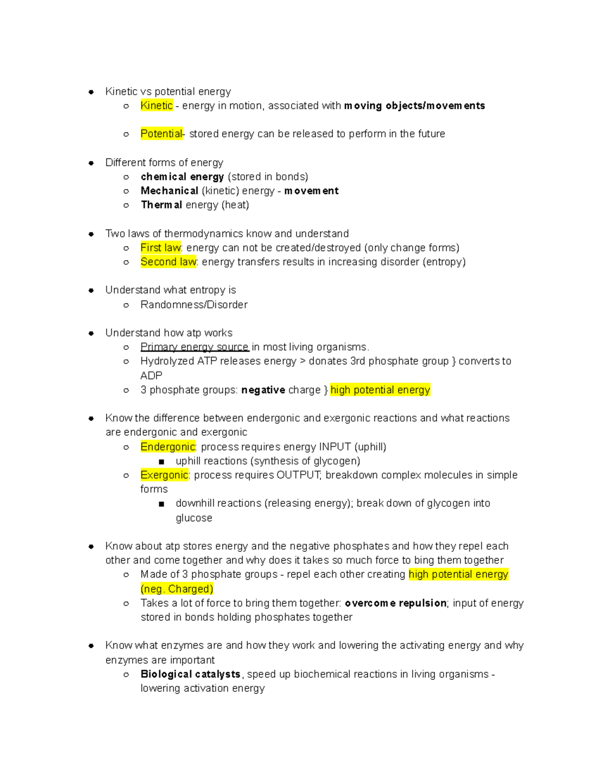 Biology Study Guide: Mitosis, Meiosis, & Cellular Respiration Concepts ...