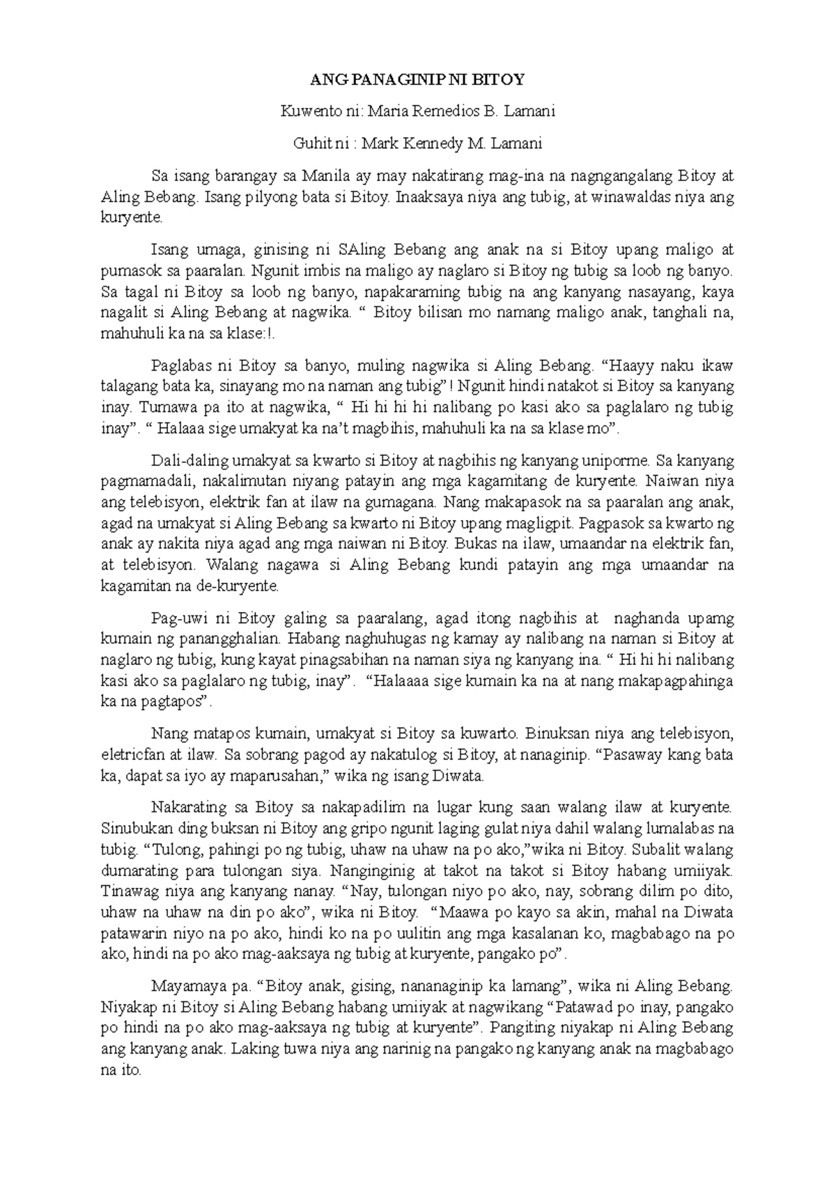 Unang Markahang Pagsusulit sa Filipino 10: Final Exam Review 2024-2025 ...