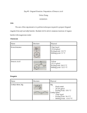 Preparation of trans - NSU CHEM 2410 - Preparation of trans-p ...