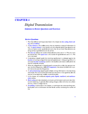 Ch3 - Solution Manual - 1 CHAPTER 3 Data and Signals Solutions to Review Questions and Exercises ...