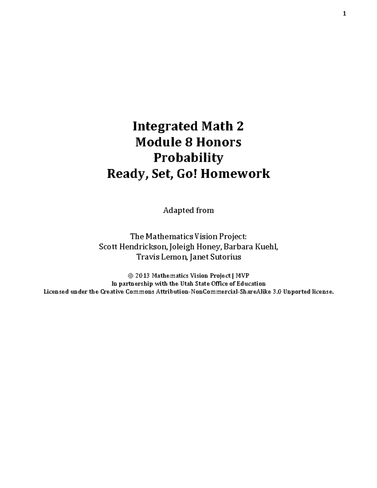 IM2H Final Exam Module 8: Probability Concepts and Applications - Studocu