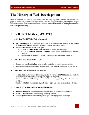 ACT 1 - Advance study - Bachelor of Science in Computer Science (BSCS ...