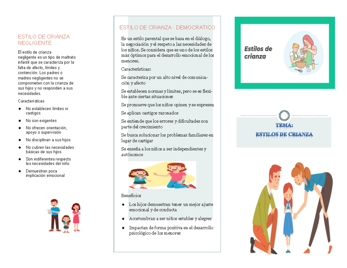 Estilos de crianza - sensibilización - ESTILO DE CRIANZA : NEGLIGENTE ...