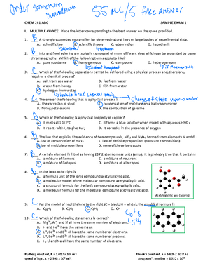 Lab 2 Experiment 3 - lab report 2 with data and summary - EXPERIMENT 2 SEPARATION AND RECOVERY ...