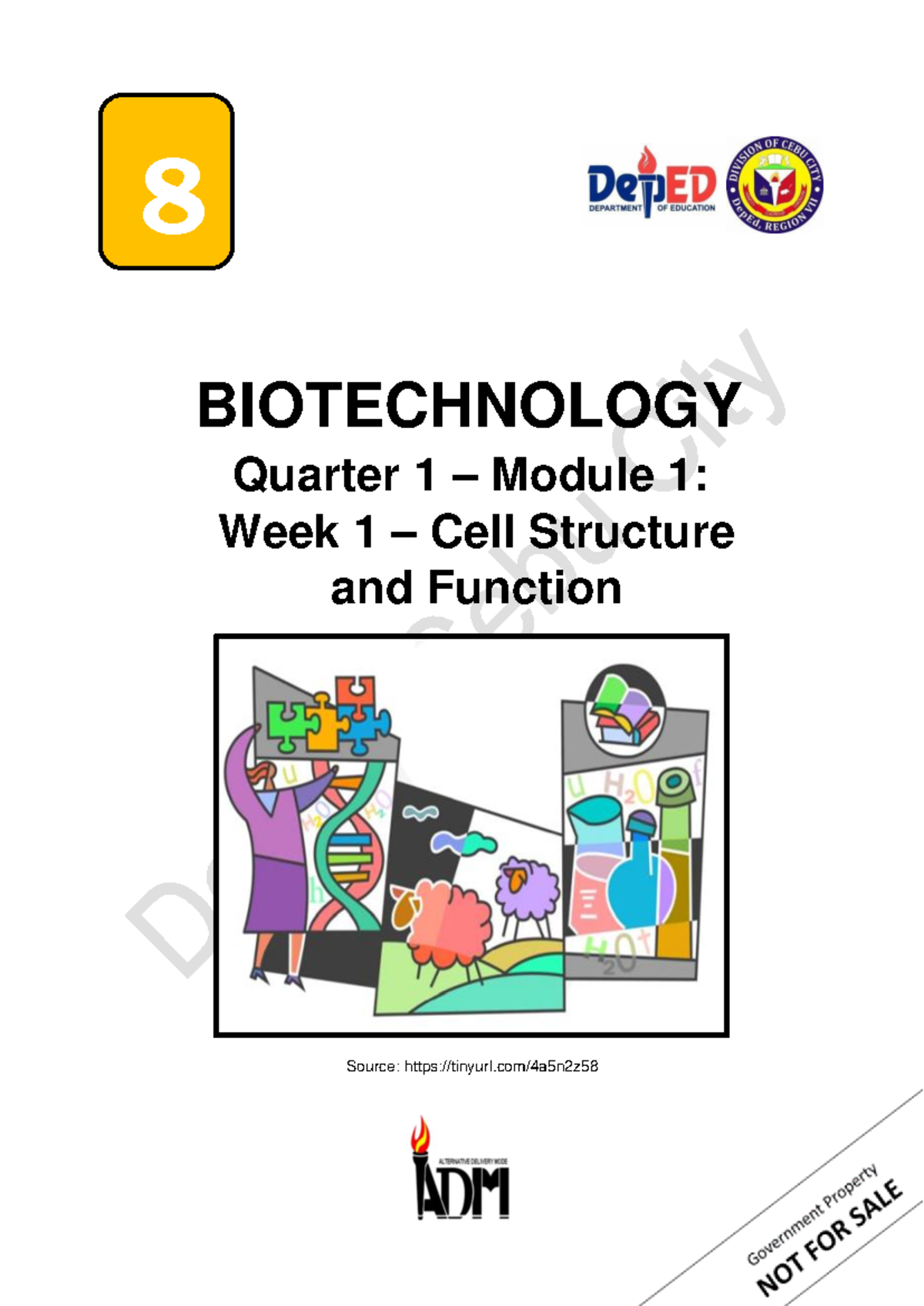 Q1 M1 Biotechnology Lecture Notes: Week 1 - Cell Structure & Function ...