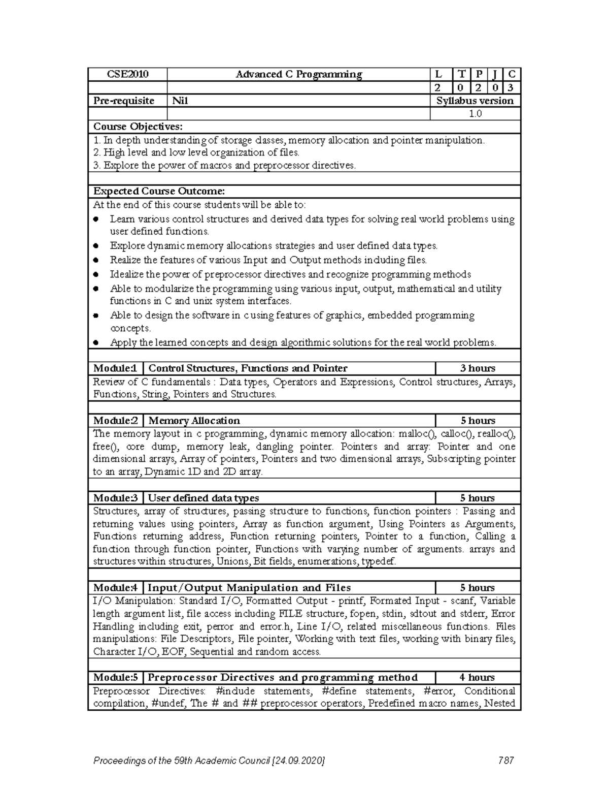 CSE2010 Advanced-C- Programming ETH 1.0 57 CSE2010 59 ACP - CSE2010 ...