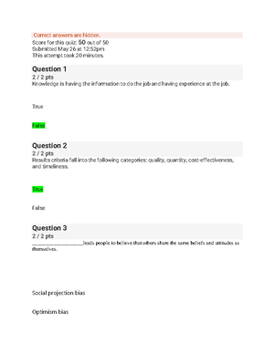 Aguinis - Performance Management, 4th Edition - Chapter 05 - Test Bank ...