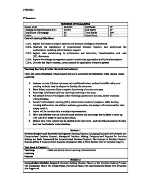 BCSL606-MLL - Course Syllabus - Machine Learning lab Semester 6 Course ...