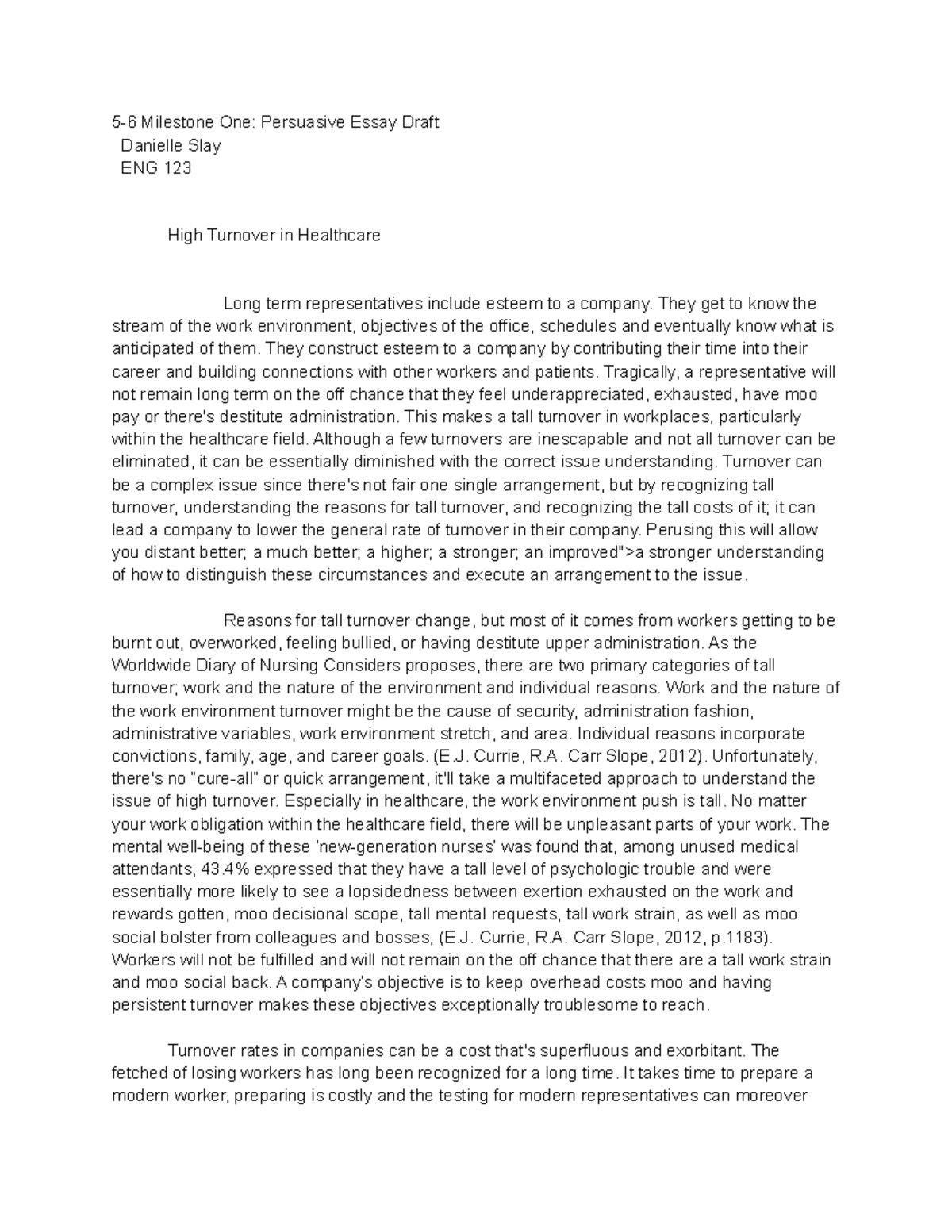 Assessment Persuasive Essay - Assessment: Persuasive Essay English 123 ...