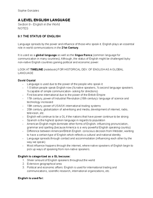 Language features glossary - Language features and their effects Use ...