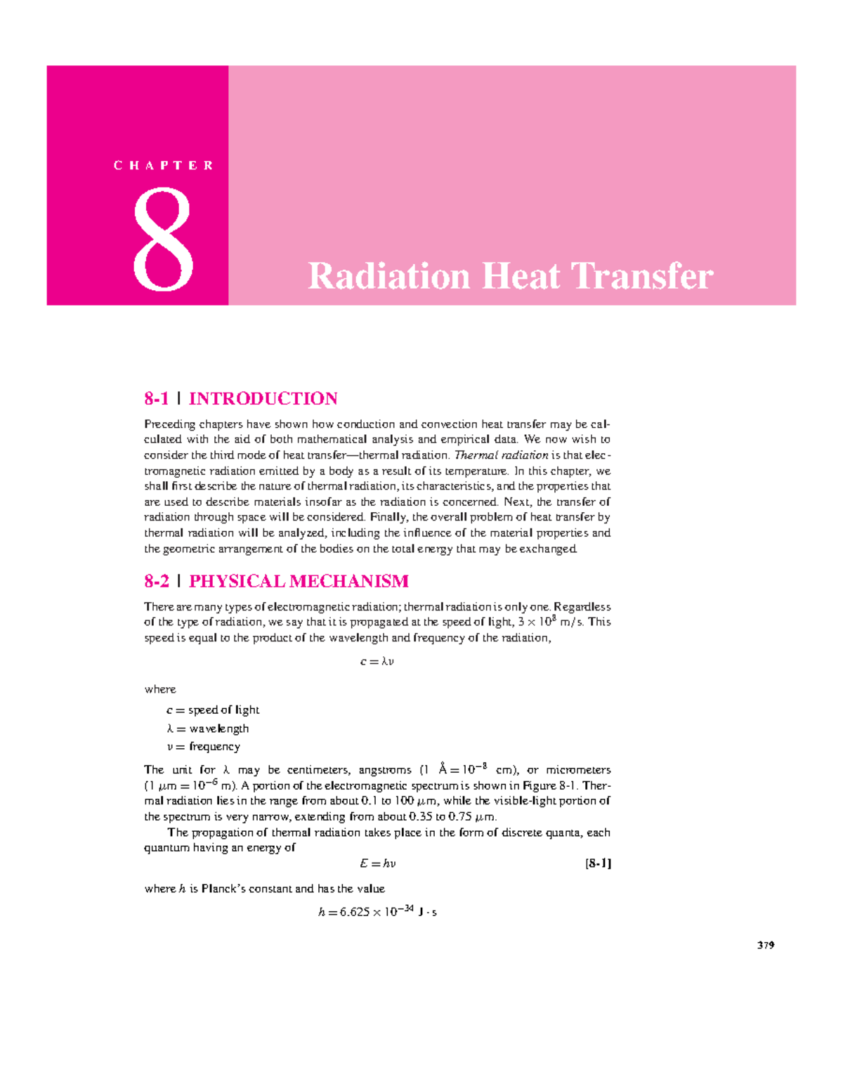 Ch. 08 Radiation Heat Transfer - Lecture Notes 3-4 Summary - Studocu
