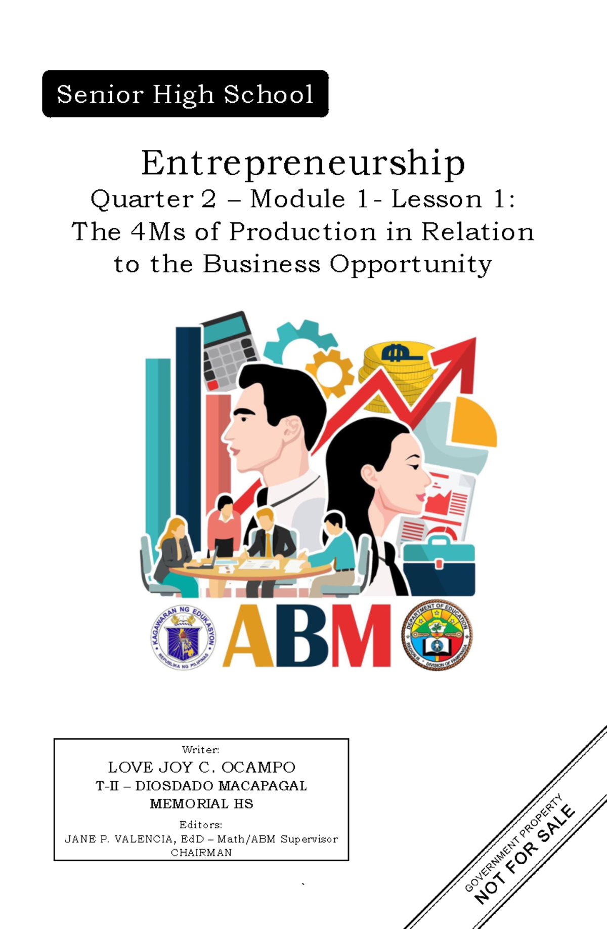 Q2-Entrepreneurship Module-1: Understanding the 4Ms of Operations - Studocu