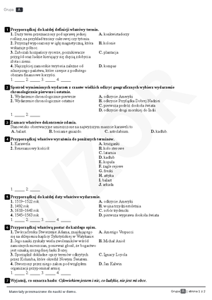 Klasa 8 Test Upadek Komunizmu 28 V Test Upadek Komunizmu Test
