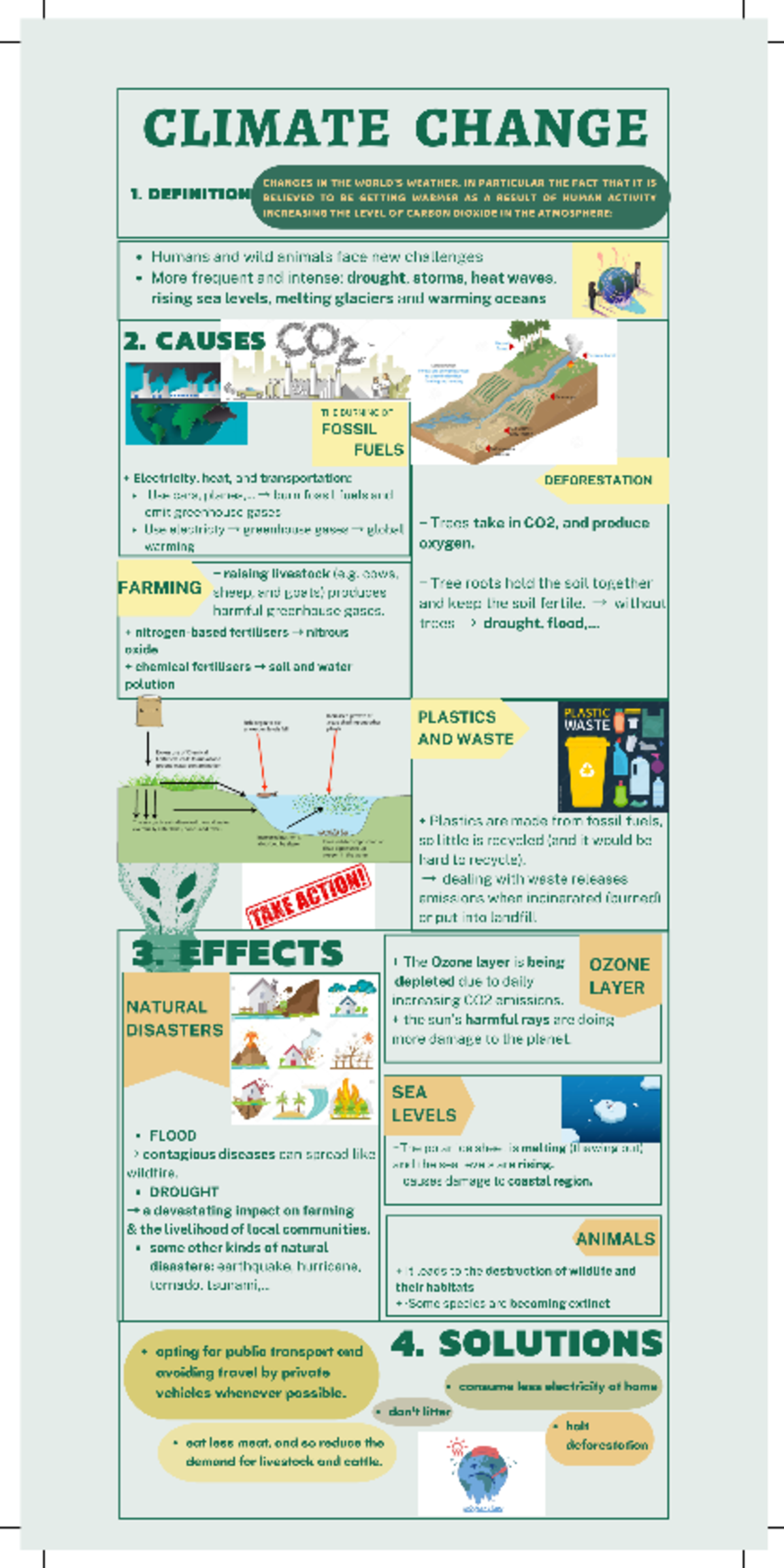 Climate Change - Speaking Poster presentation - Study skill - Speaking ...