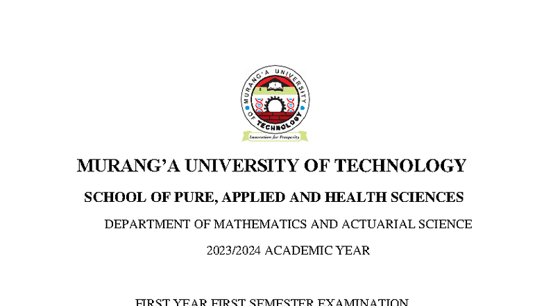 AMM 101: Basic Mathematics Final Exam Questions and Instructions - Studocu