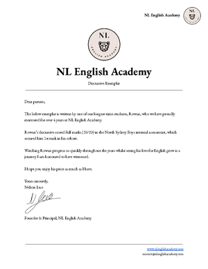 [Solved] How do you write a house captain speech - English - Studocu