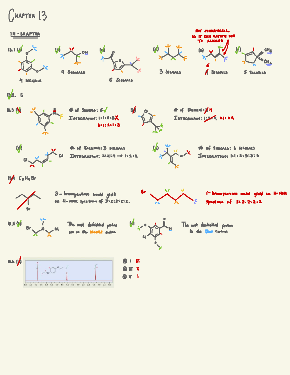 CHM136H Tutorial 3: Infrared & NMR Spectroscopy Practice Problems - Studocu