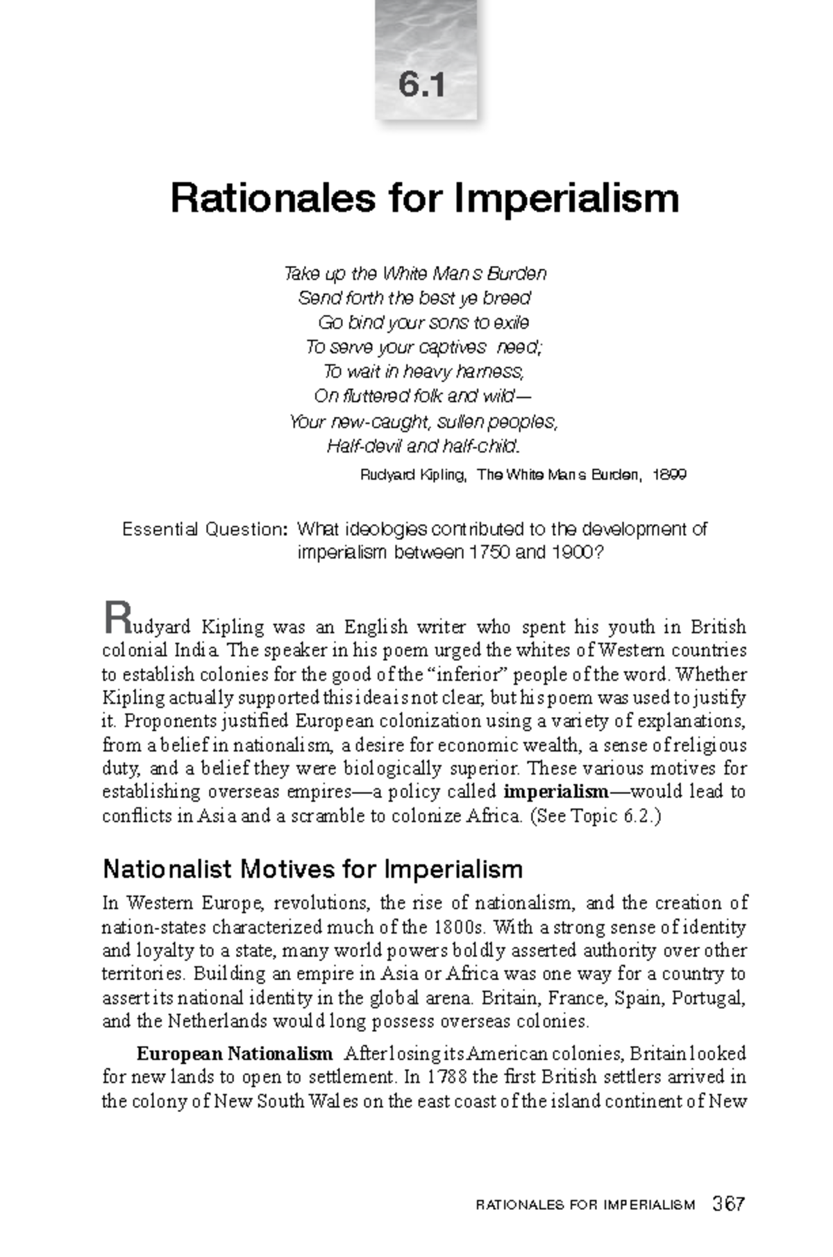 AP World History: Themes of Global Tapestry and Imperialism (c.1200 ...