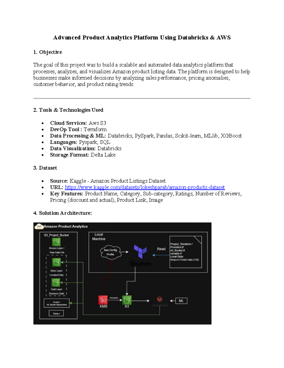 Advanced Product Analytics Platform Project 02 Using Databricks AWS ...