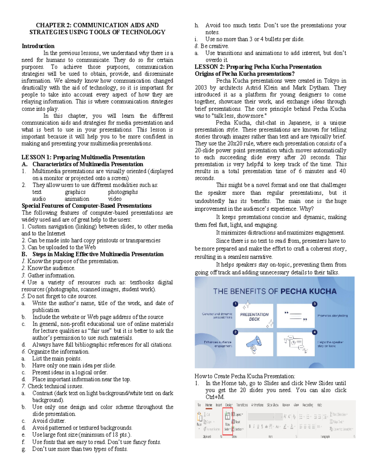 Purcom Chapter 2: Communication Aids & Strategies with Tech Tools - Studocu