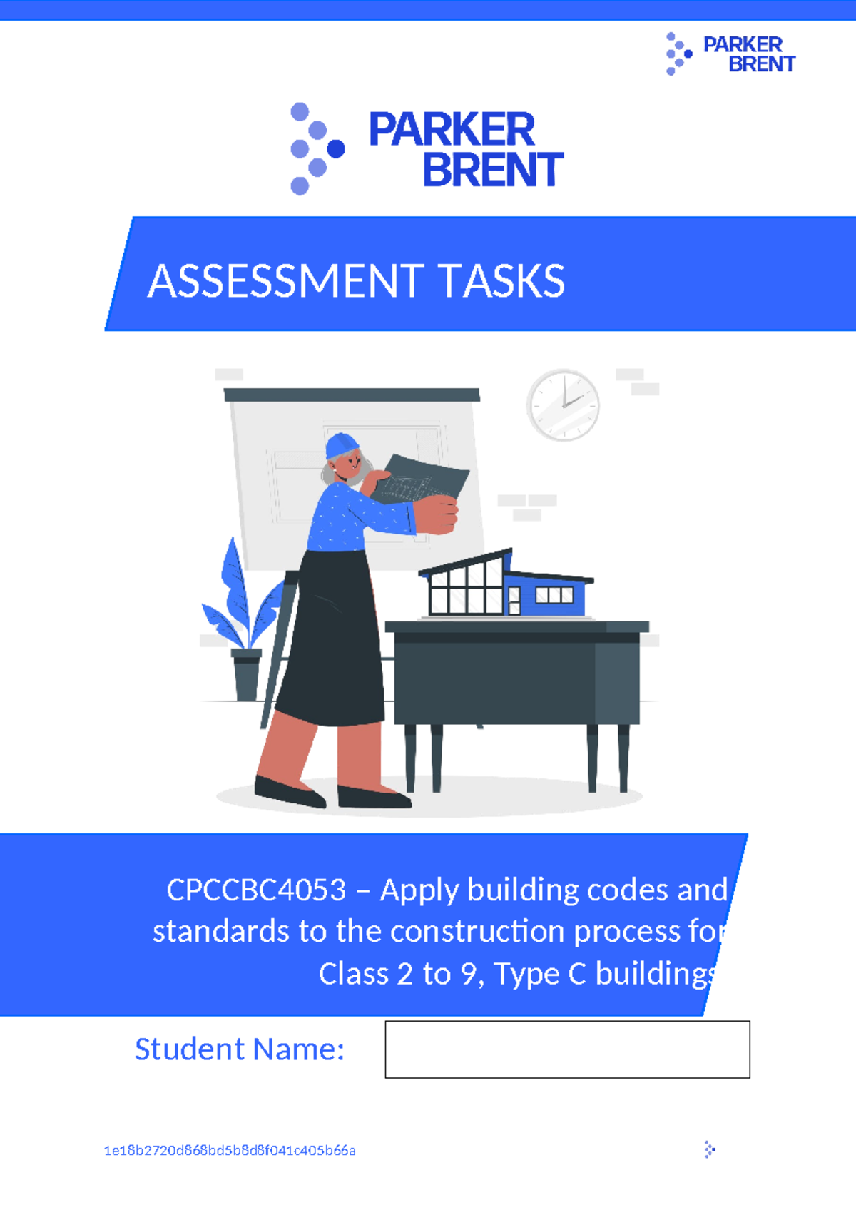CPCCBC4053 v1.2 Assessment Tasks for Building Codes & Standards - Studocu