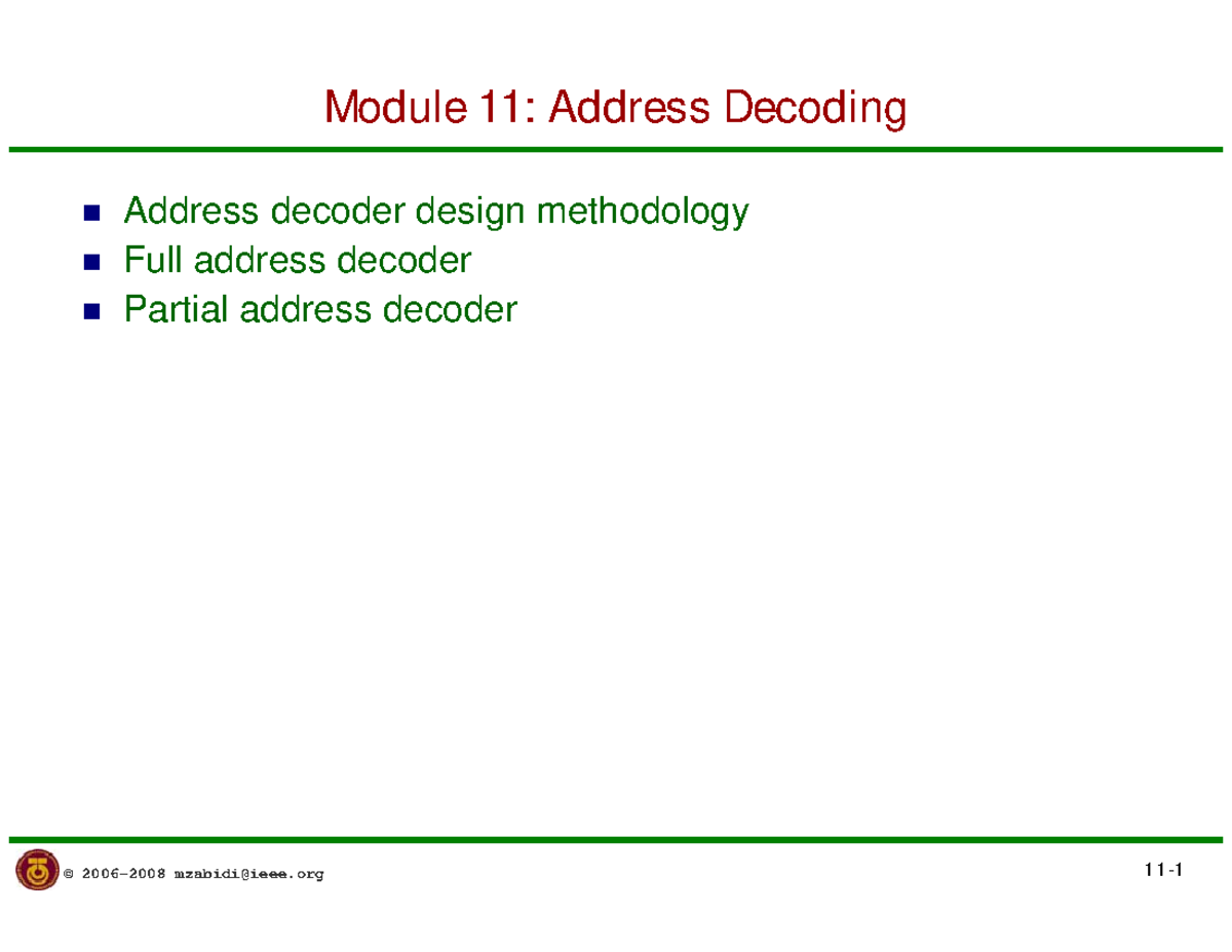 68000 Microprocessor: Strategies for Address Decoding - Studocu