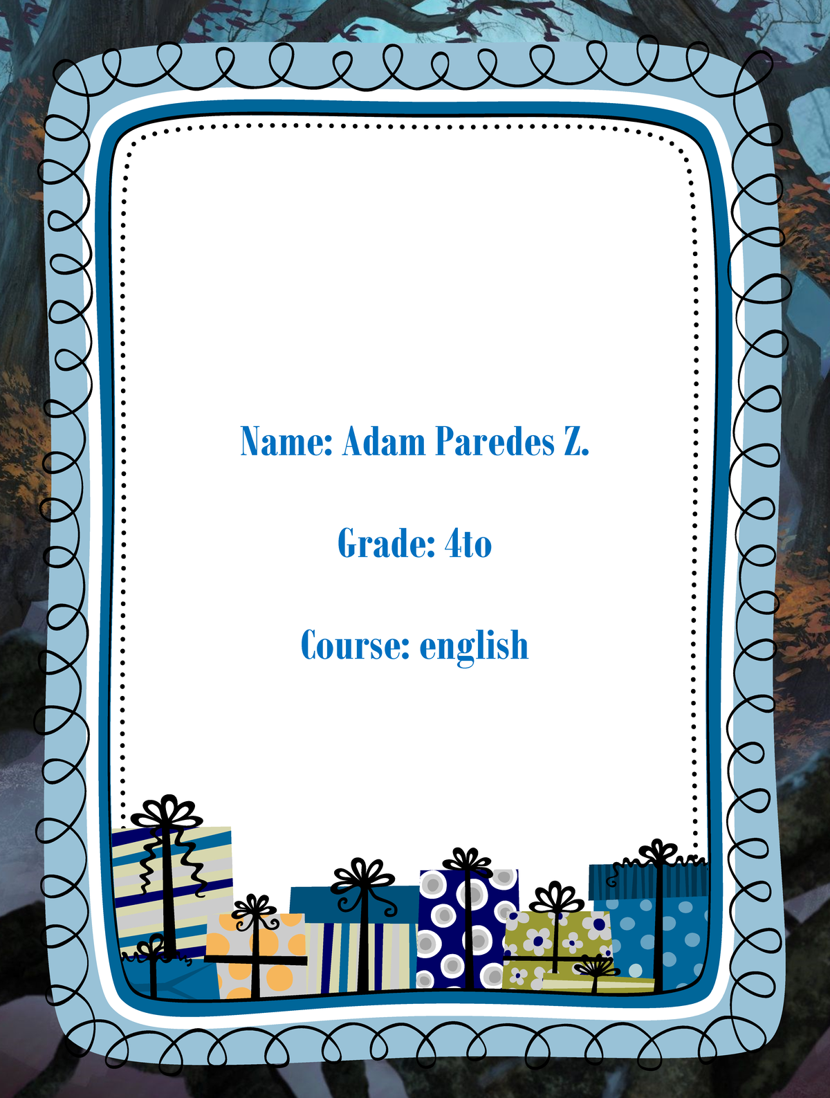 caperucita roja - little Red Riding Hood Name: Adam Paredes Z. Grade ...