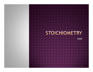 Stoichiometry Formula Sheet - Stoichiometry Formula Sheet: Mass, Moles ...