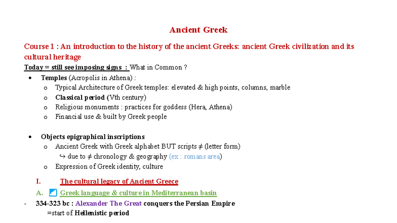 Ancient Greek Civilization: History, Identity, and Cultural Legacy ...