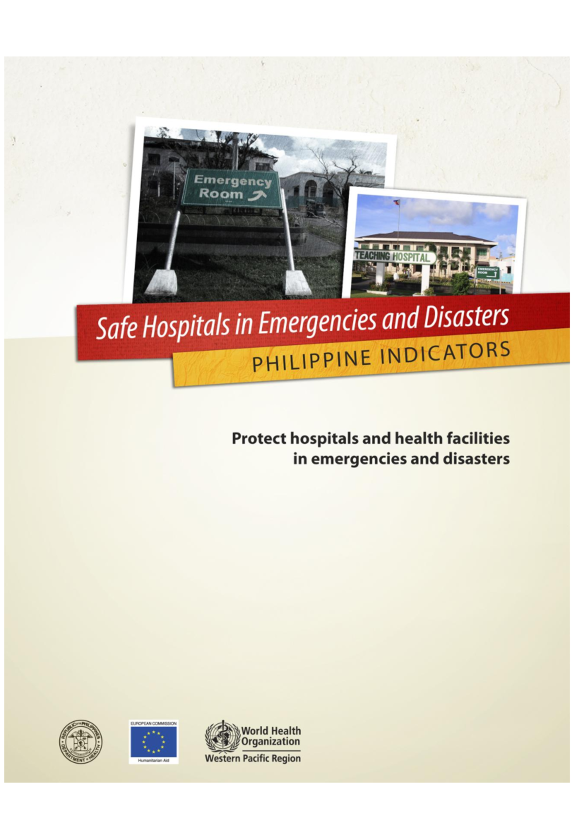 Safe Hospitals in Emergencies: Philippine Indicators Checklist (DOH ...