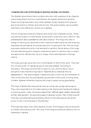 Ancient history source analysis - Check Point 1 You are to complete the ...