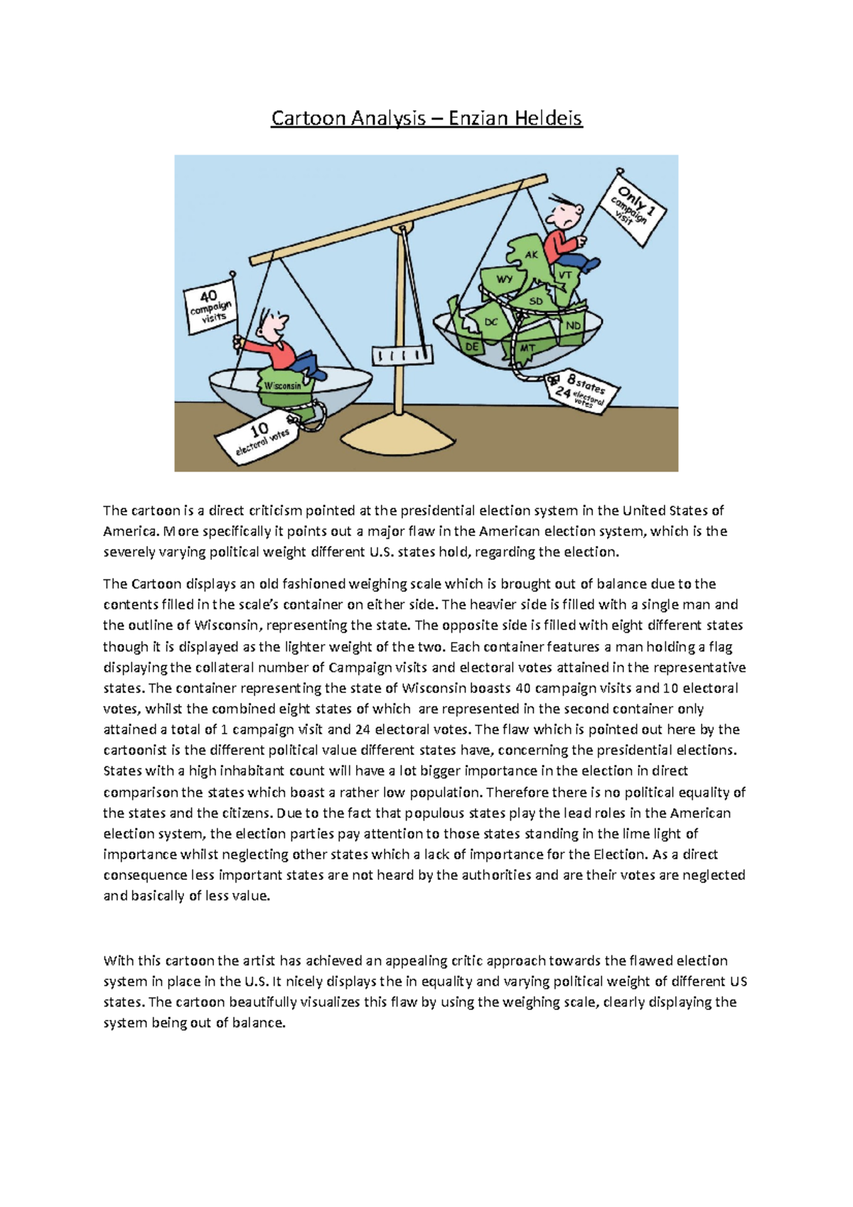ENZ 101 - Cartoon Analysis of U.S. Presidential Election System Flaws ...