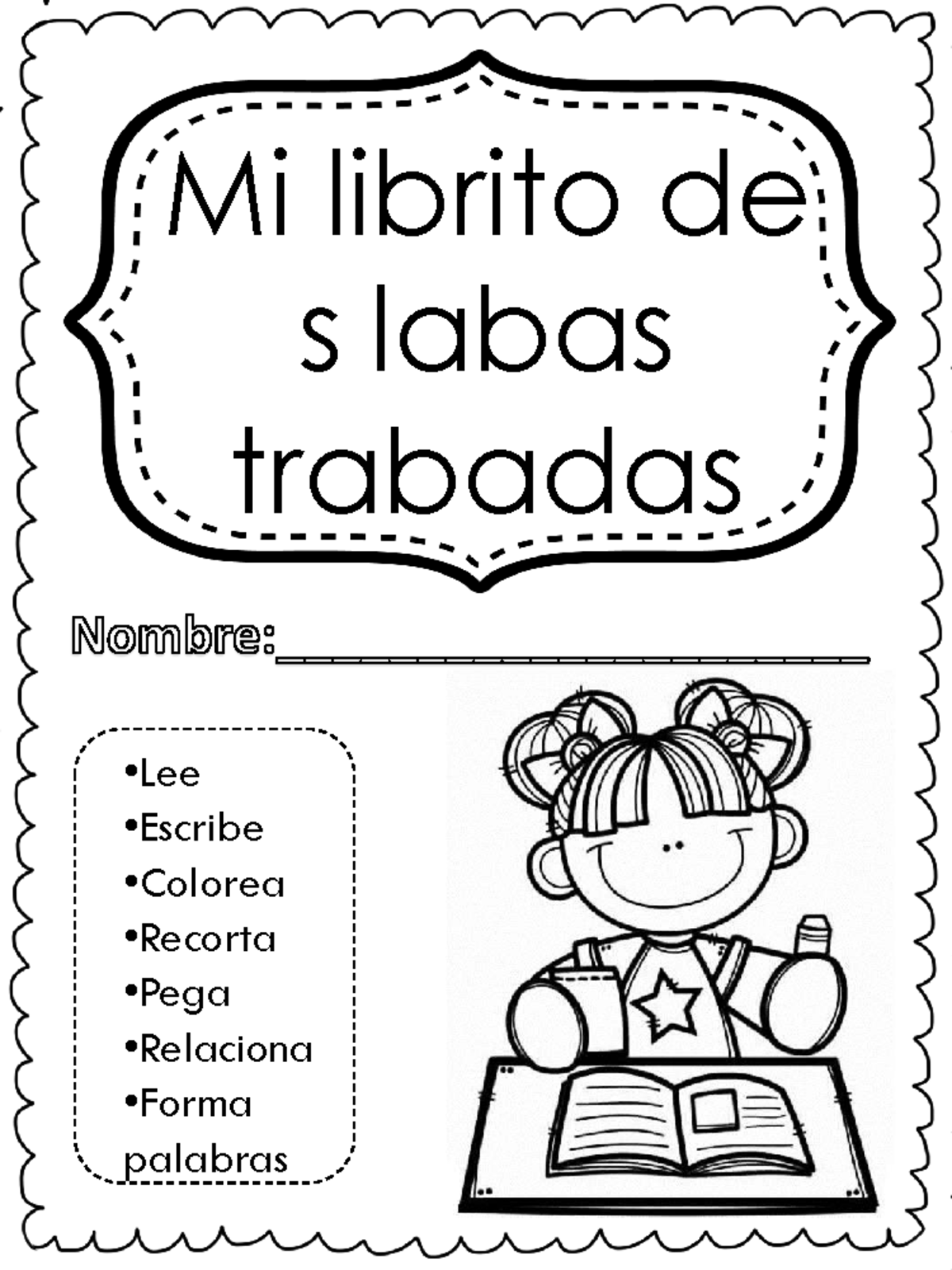 Actividades de Sílabas Trabadas: Lee, Escribe y Colorea - Studocu