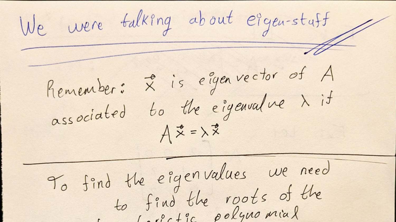 Eigenvalue Analysis: Detailed Notes & Examples (Course Code: MATH 201 ...