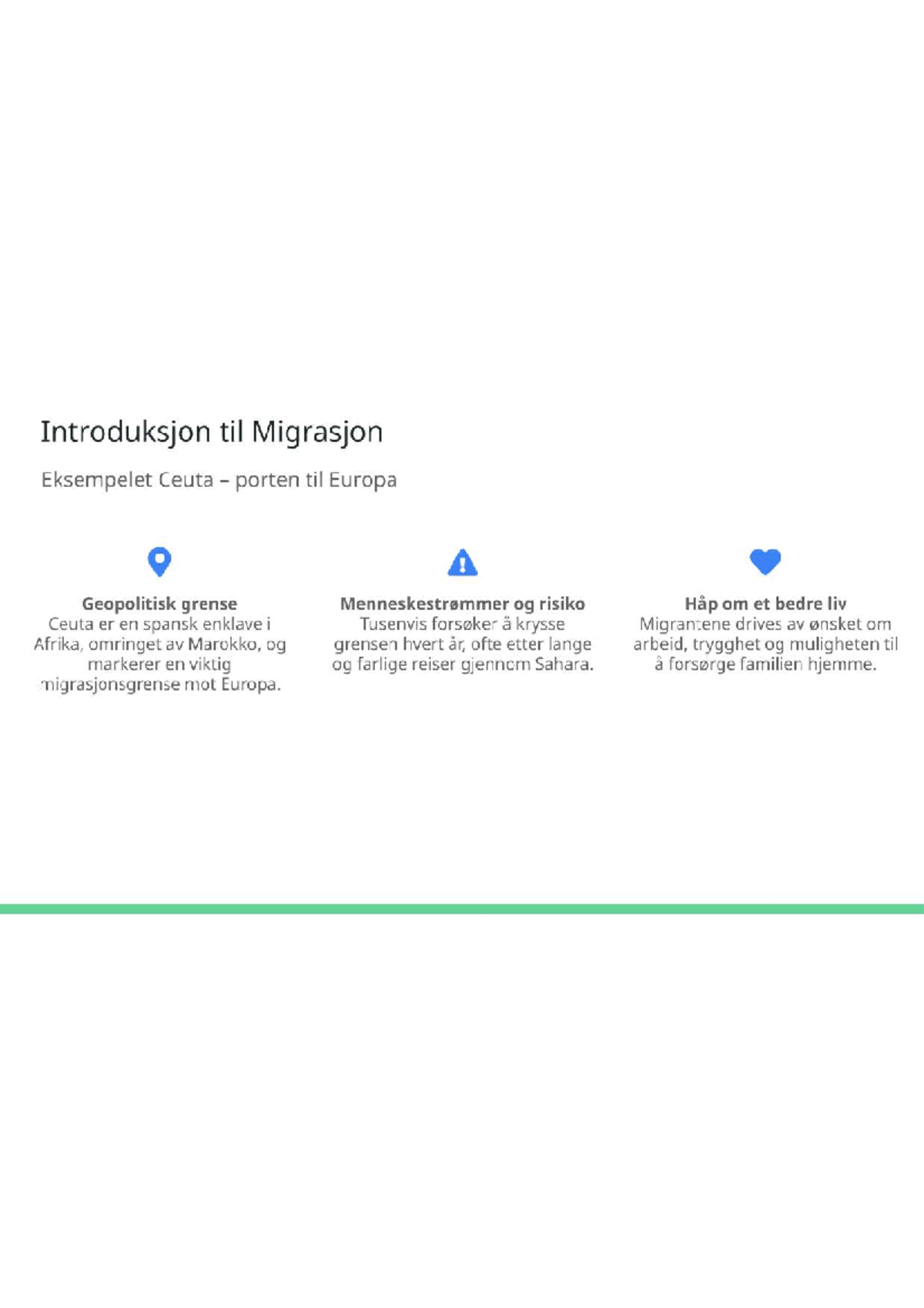 Introduksjon til migrasjon: Geopolitikk og menneskestrømmer i Europa ...