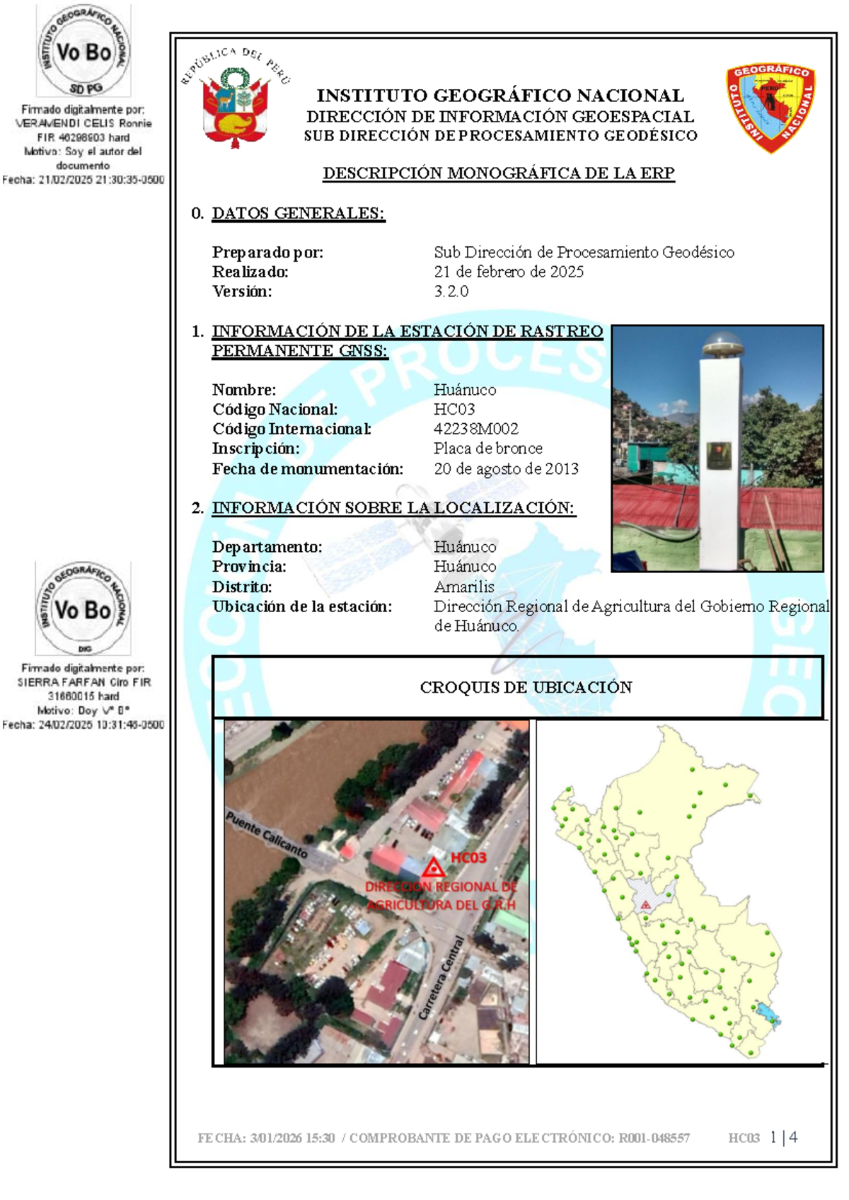 Descripción Monográfica de la ERP 0 - HC03 Huánuco V3.2.0 - Studocu