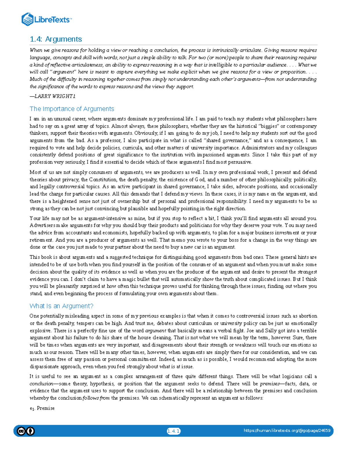 Understanding Arguments: Techniques for Analyzing & Schematizing (PHIL ...