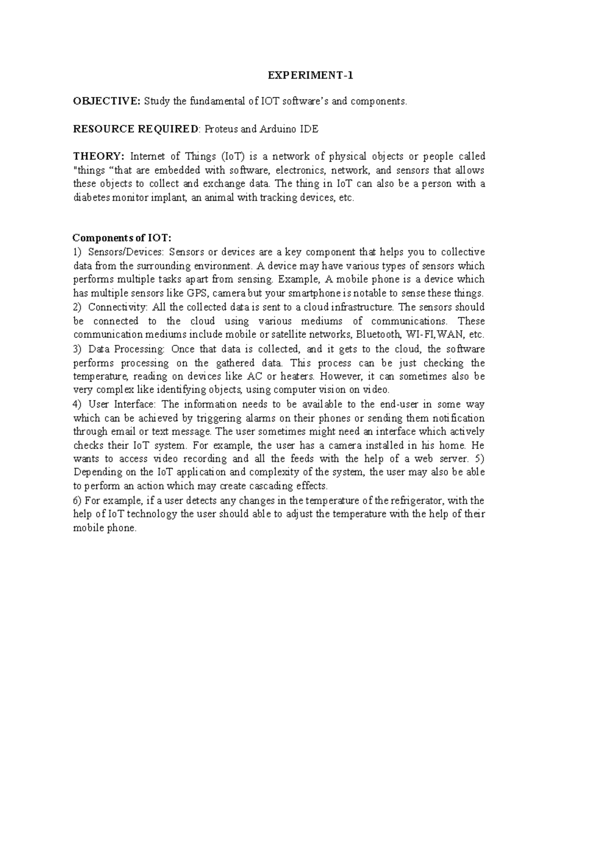 IoT Lab File Submission - Objective: Arduino and Raspberry Pi Basics ...