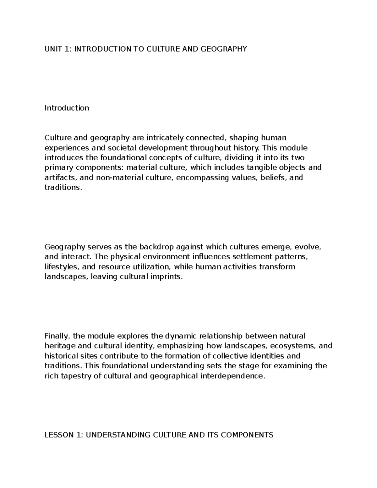 Unit 1 Lesson 1&2 - Unit 1&2 in teaching social science - UNIT 1 ...