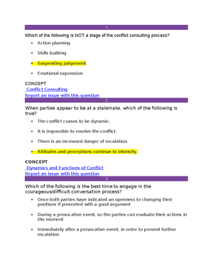 Conflict Resolution - Unit 1 - Milestone 1 - UNIT 1 MILESTONE 1 RETAKE ...