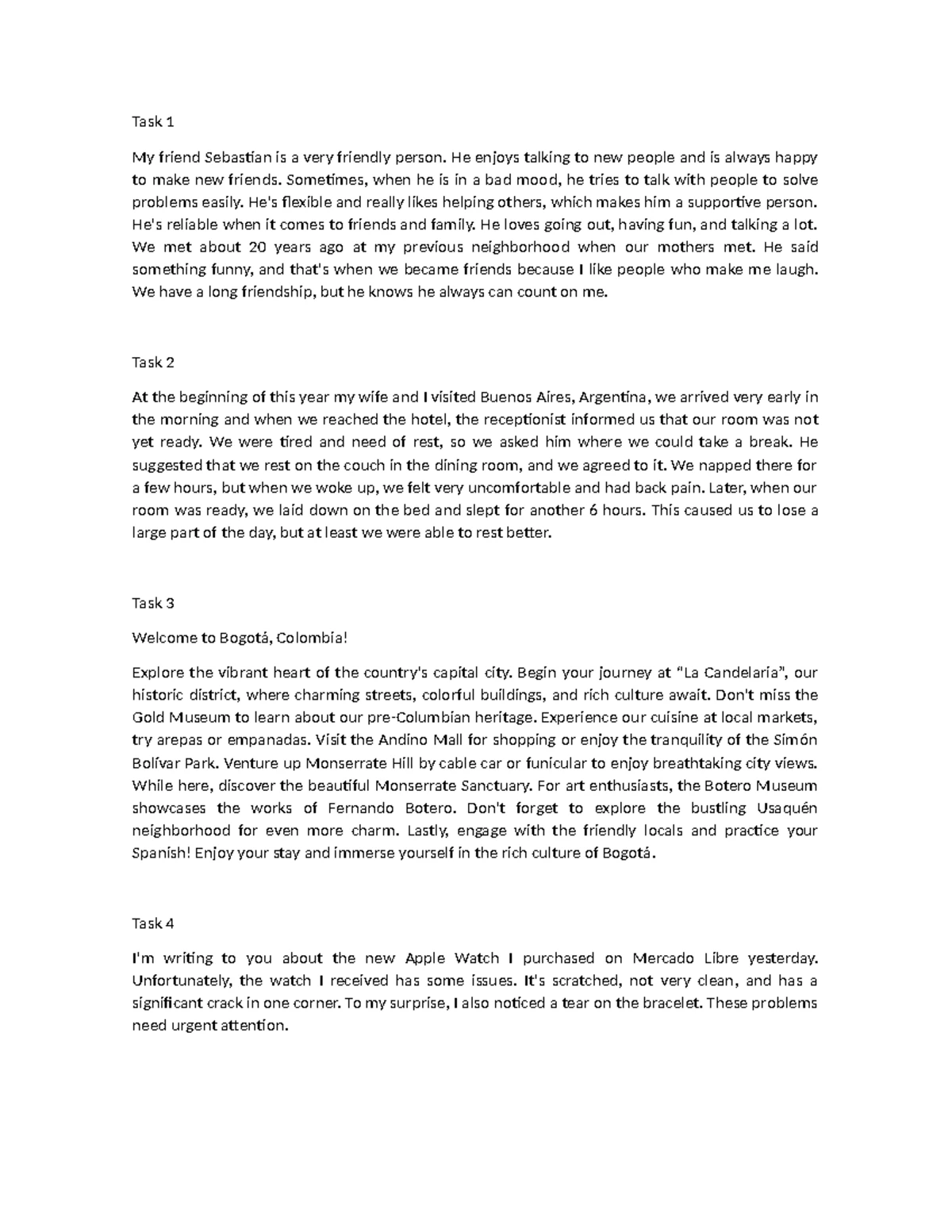 PA A2 Task-Based Speaking Evaluation Students' Material V1 012024 - Studocu