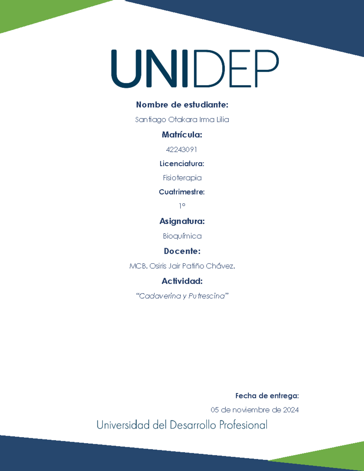 Cadaverina y Putrescina: Aspectos Bioquímicos en Fisioterapia - BIO101 ...