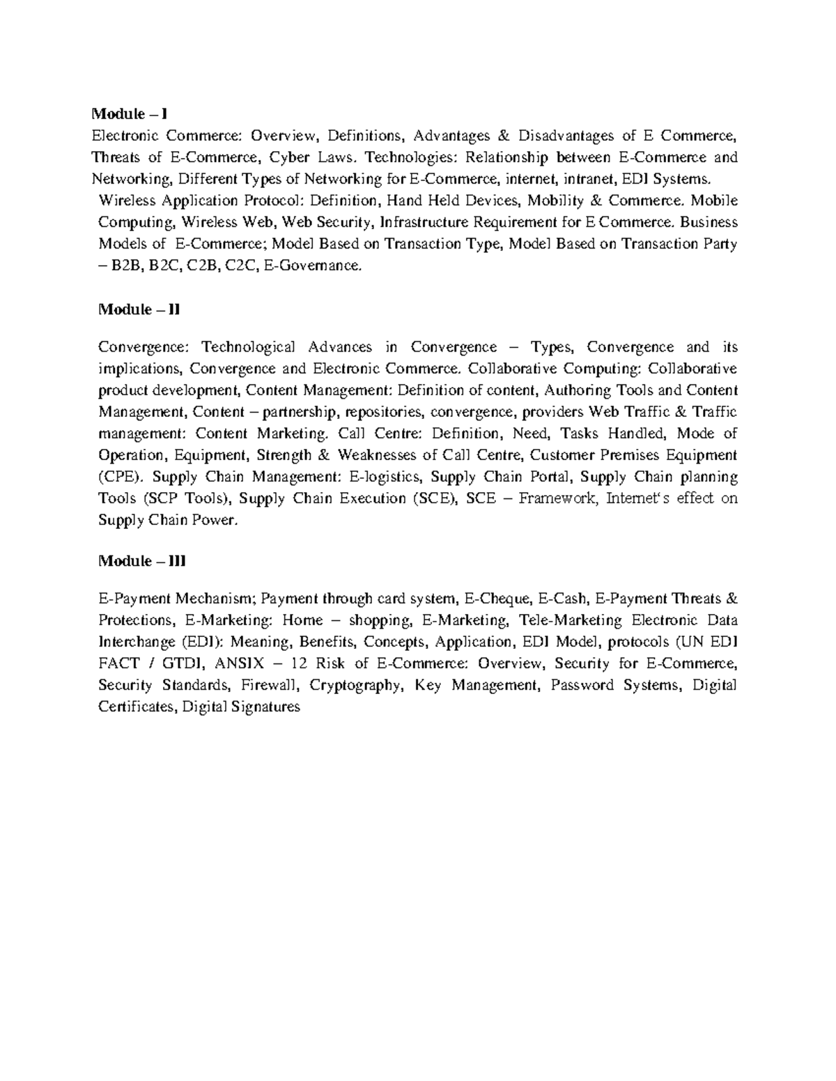 E-Commerce 101: Comprehensive Chapter Notes for Exam (Course Code ...