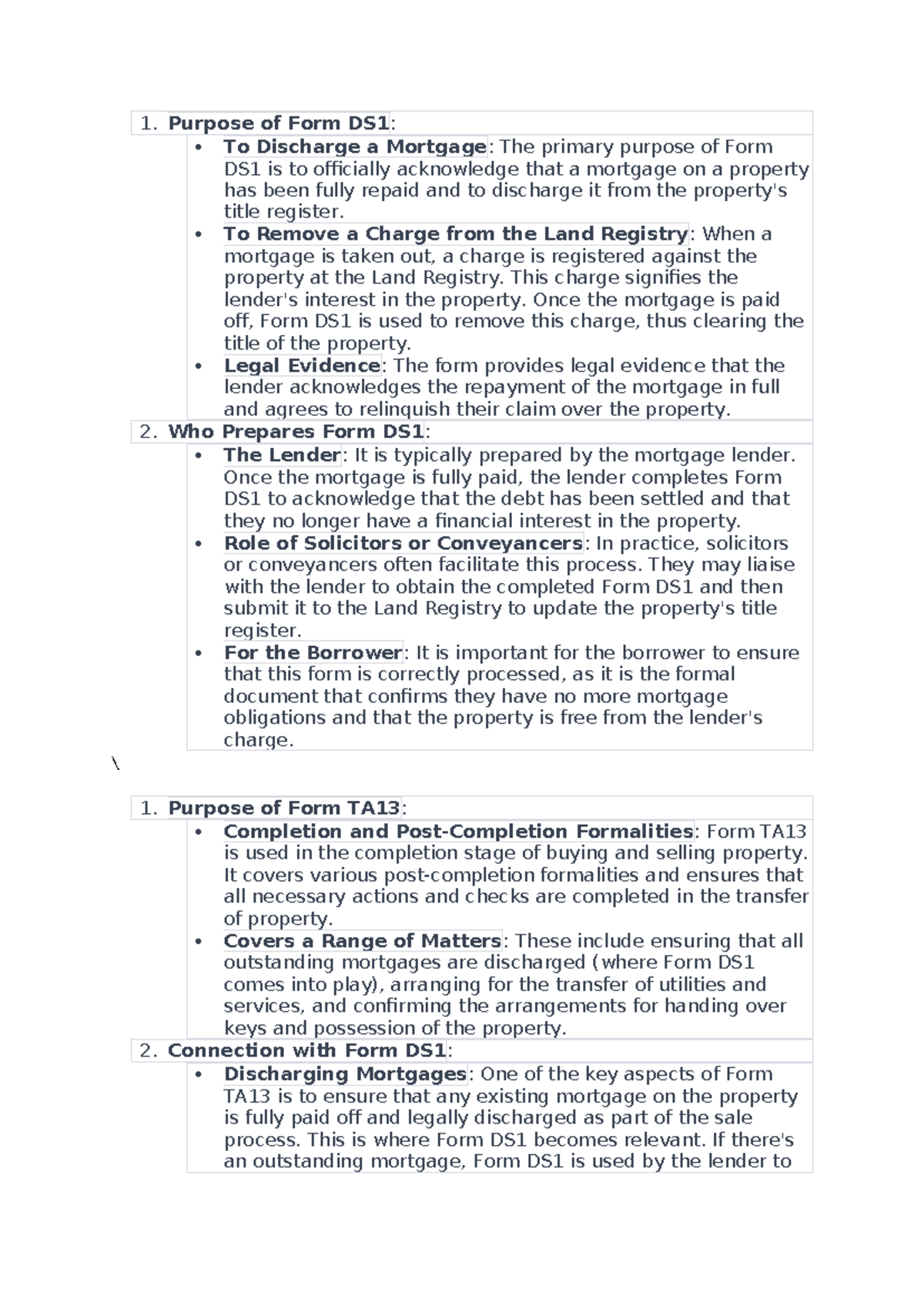Purpose of Form DS1 and ta13 - Purpose of Form DS1: To Discharge a ...