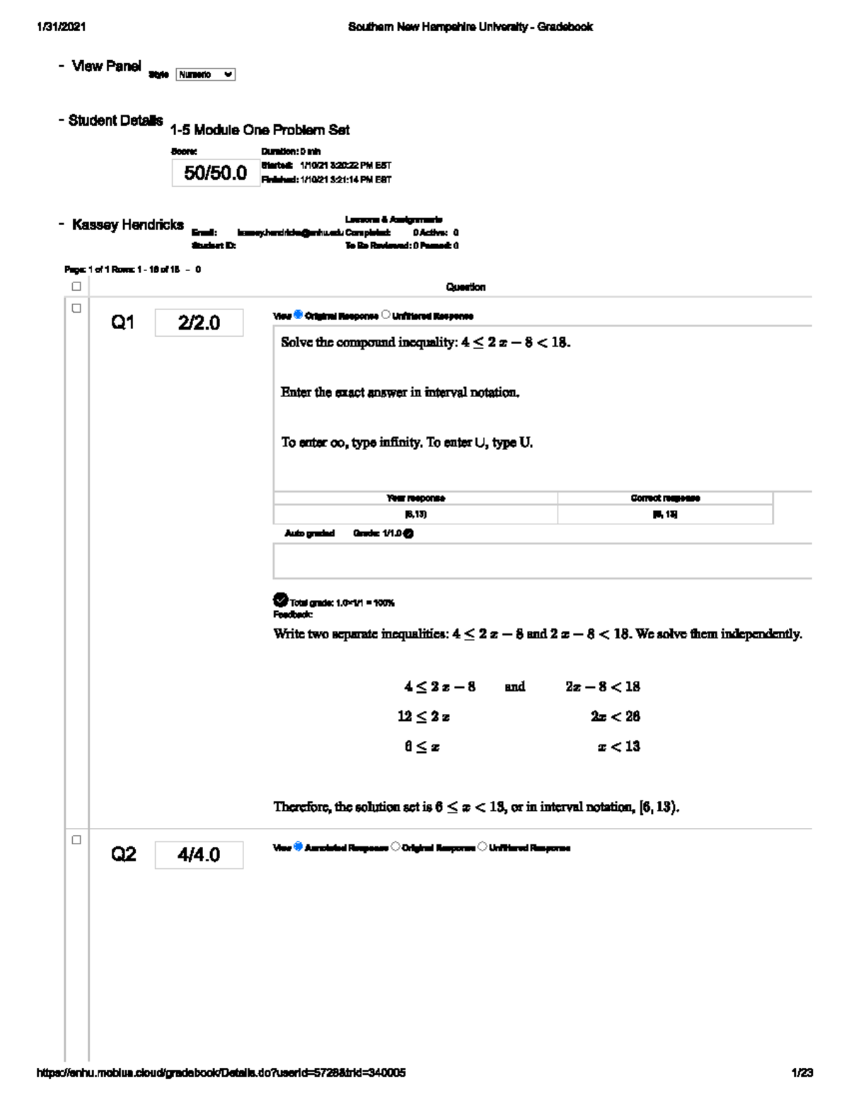 Module 1 Problem Set - Questions and Solutions Guide - Studocu
