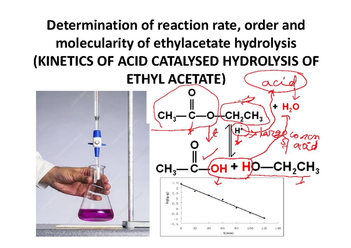 Ethyl Acetate Hydrolysis Conditions